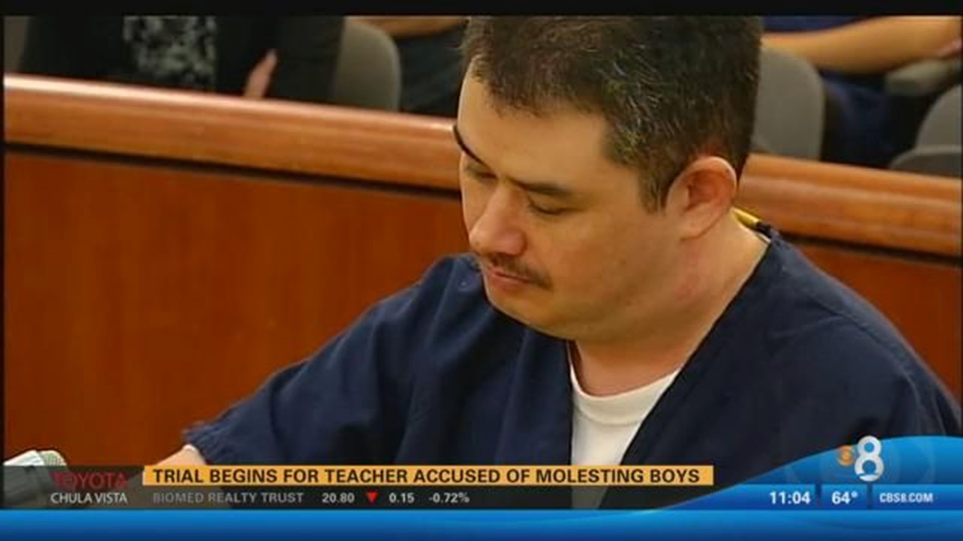 Trial begins for teacher accused of molesting boys | cbs8.com