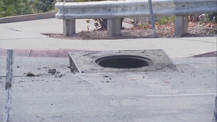 B Street in Downtown temporarily shut down after underground explosion ...
