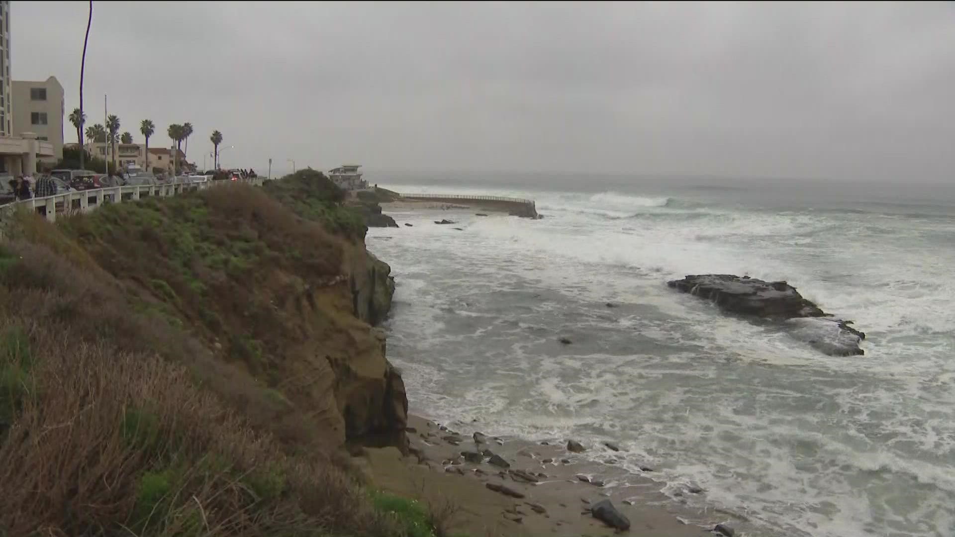 San Diegans shelter in place against winter storm that drenched all of San Diego County | cbs8.com