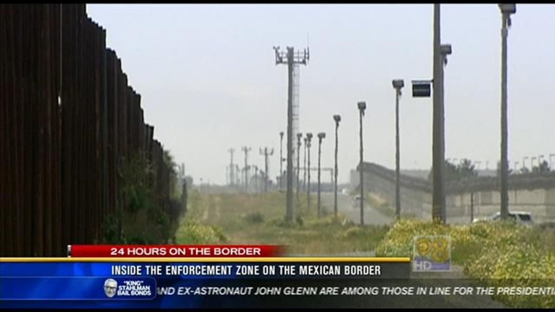 Inside the enforcement zone on the Mexican border | cbs8.com