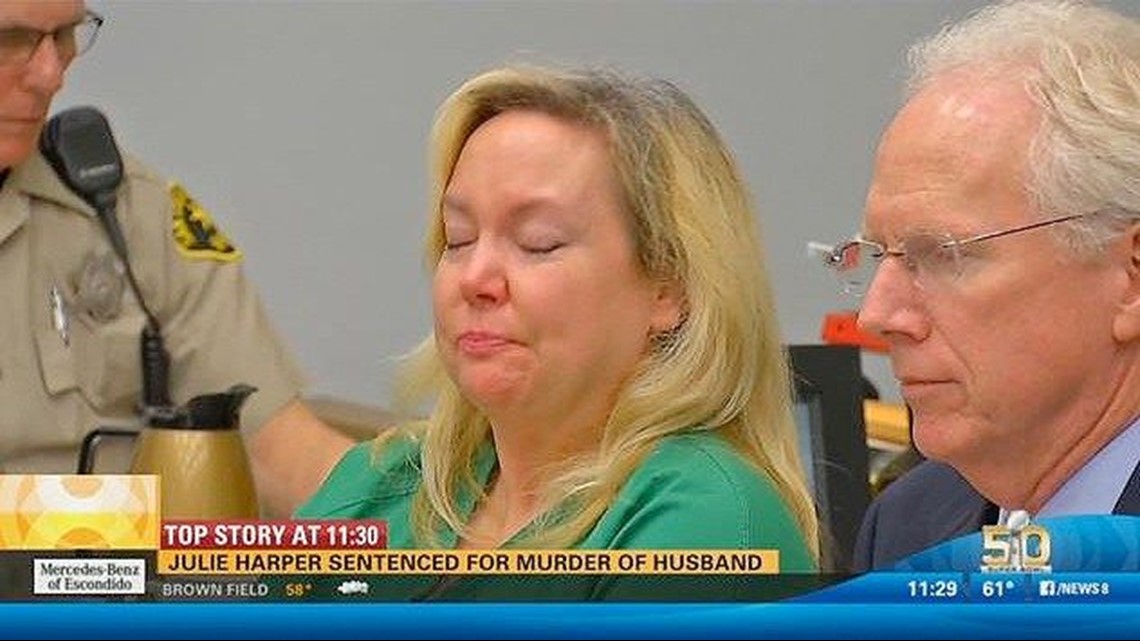 Julie Harper sentenced to 40 years to life for husband's murder | cbs8.com