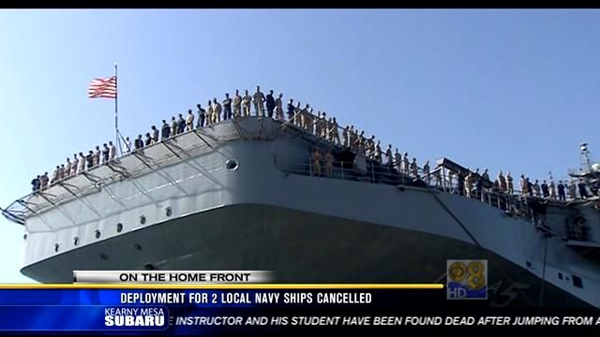 Navy: USS Rentz, Jefferson City deployments cancelled | cbs8.com