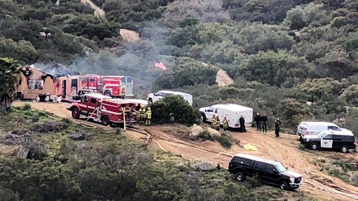House fire turns deadly in Potrero, just north of Tecate | cbs8.com