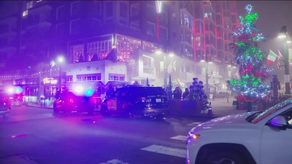 Heavy police presence in Little Italy, San Diego Police ask to avoid the area | cbs8.com