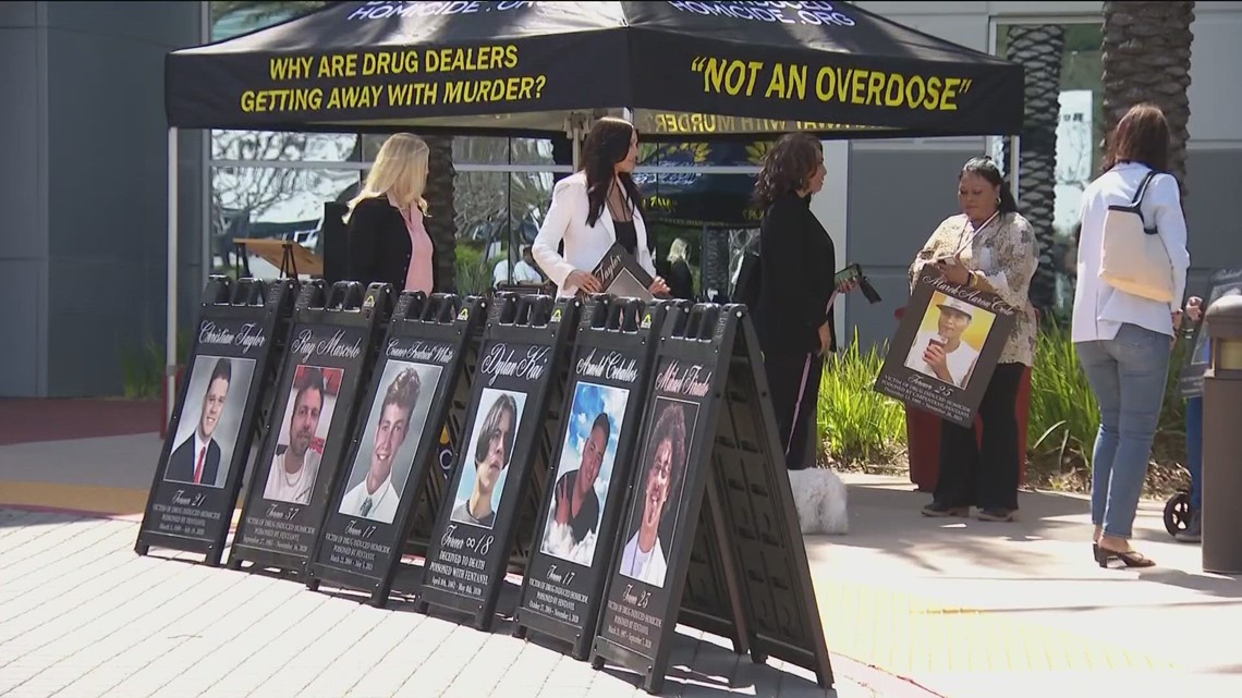 Families who lost loved ones from fentanyl demand action | cbs8.com