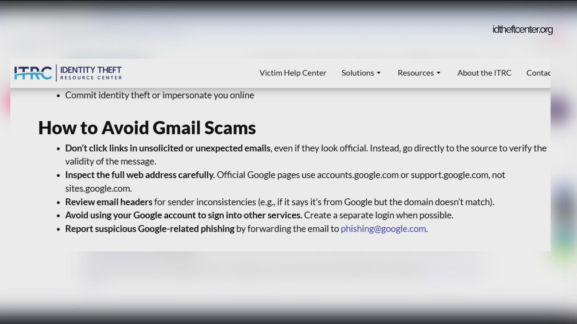 Experts warning about a Gmail phishing scam targeting users | cbs8.com