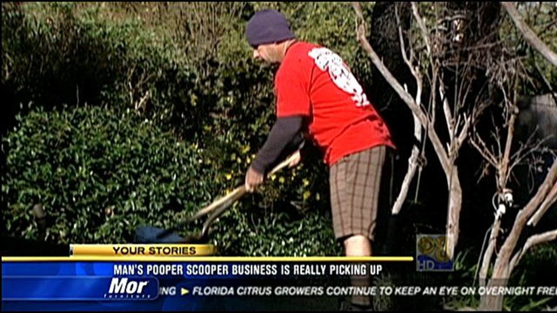 Man's pooper-scooper business is really picking up | cbs8.com