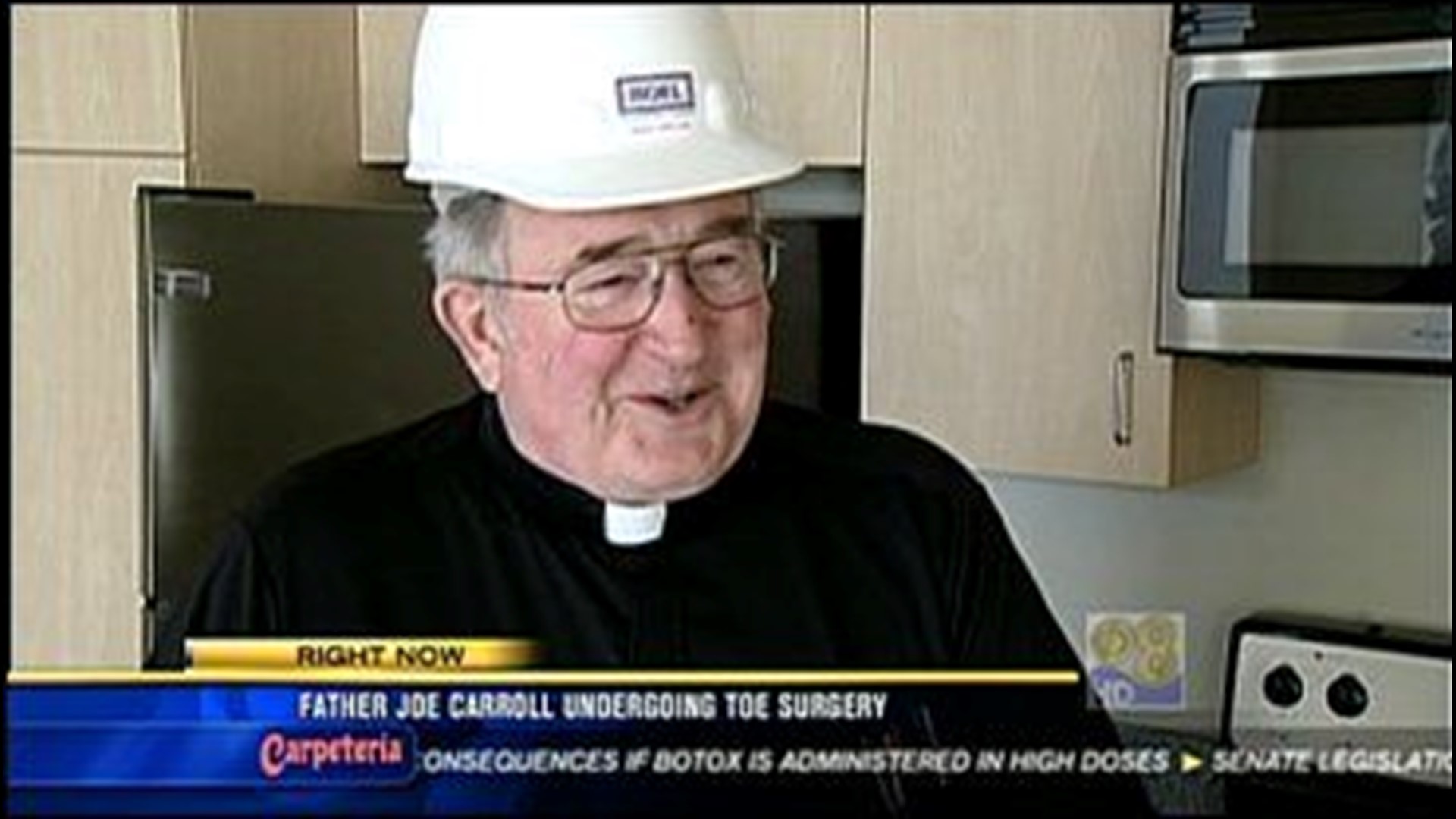 Father Joe Carroll Undergoes Toe Surgery | cbs8.com