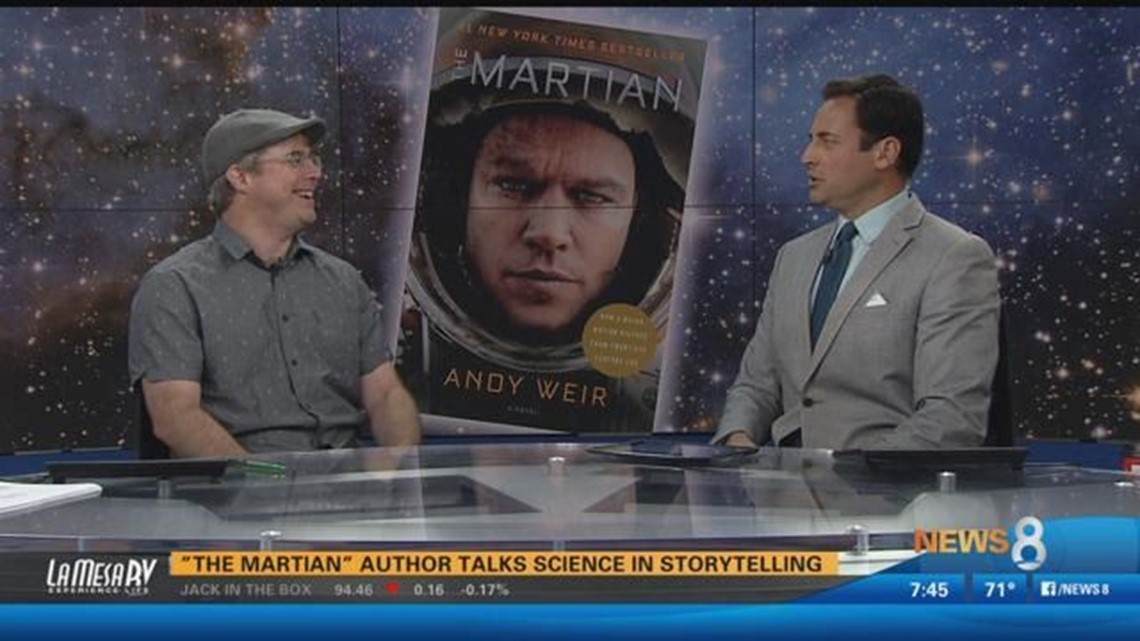 'The Martian' author talks science in storytelling | cbs8.com