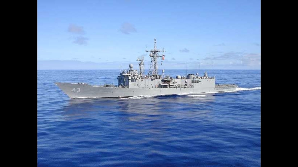 Guided missle frigate USS Thach returns to San Diego | cbs8.com