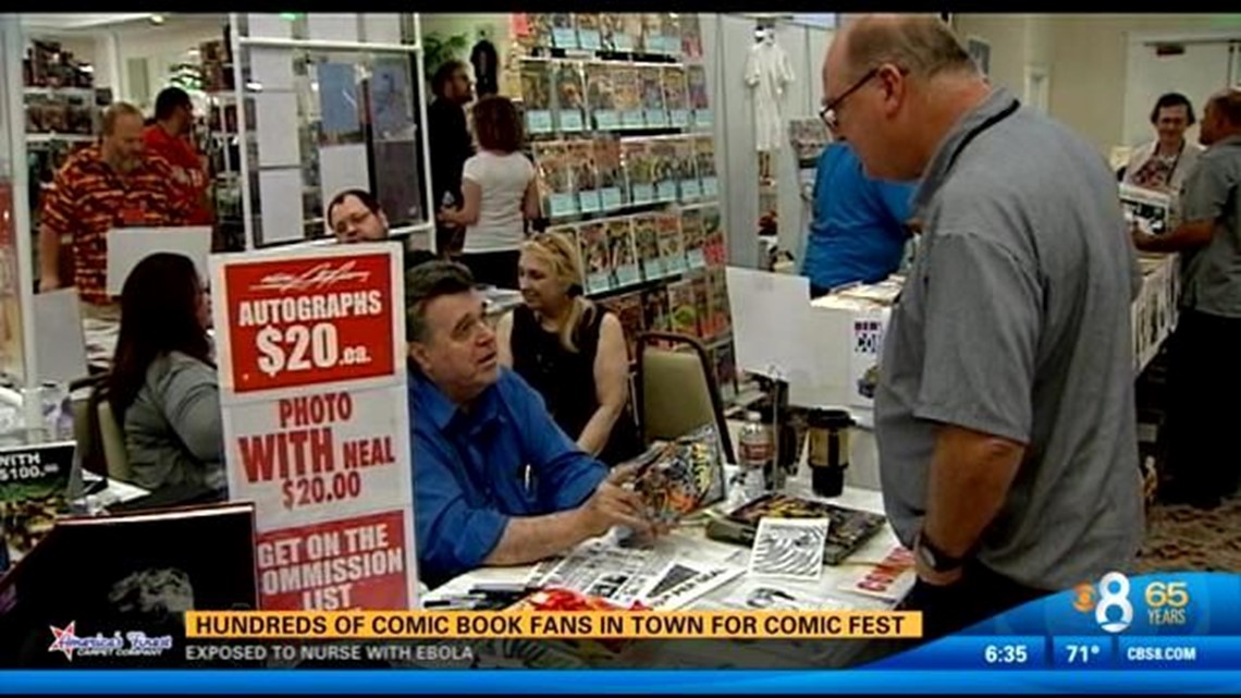 Hundreds of comic book fans in town for Comic Fest | cbs8.com
