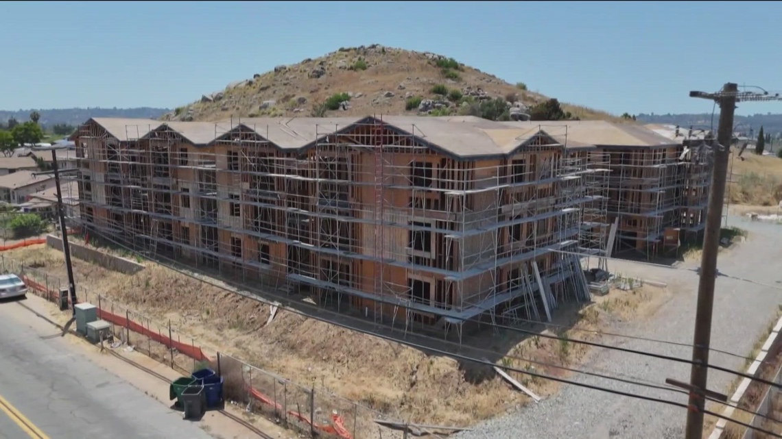 Abandoned construction site on N First Street | cbs8.com