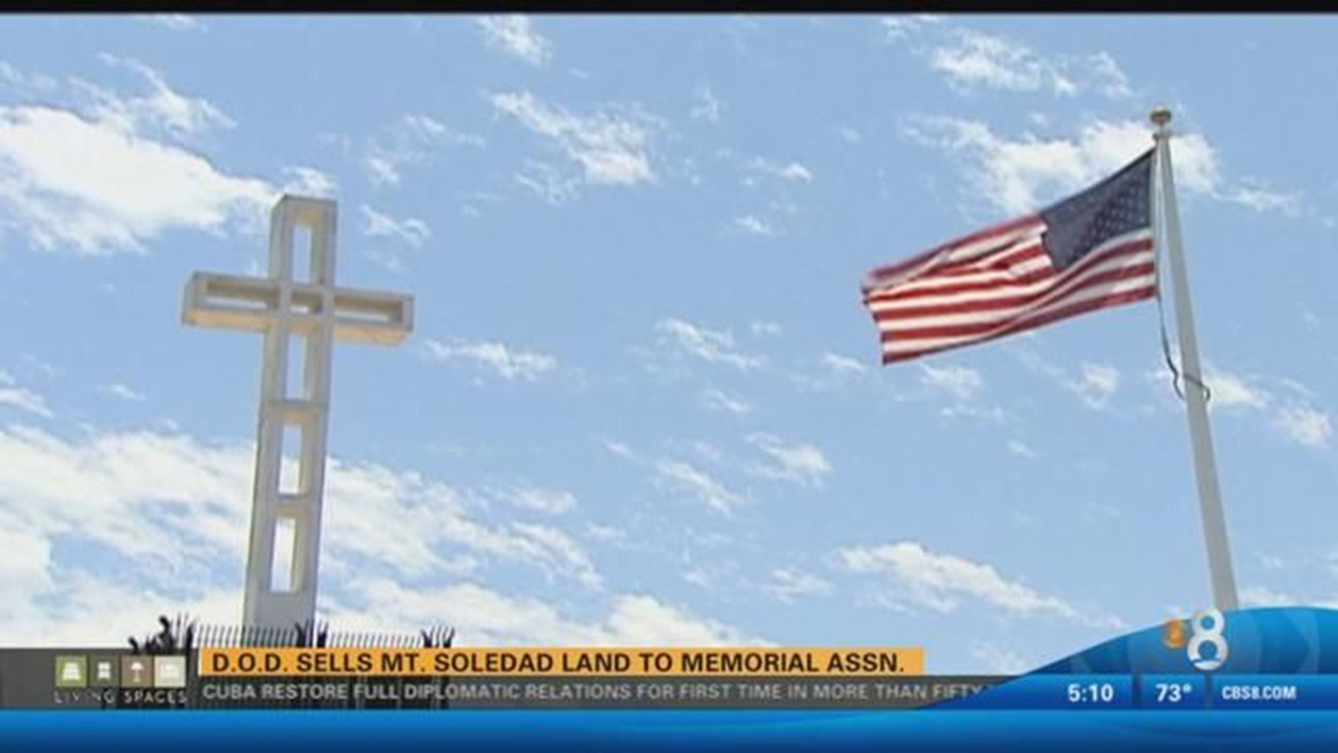 Department of Defense sells Mt. Soledad Memorial | cbs8.com