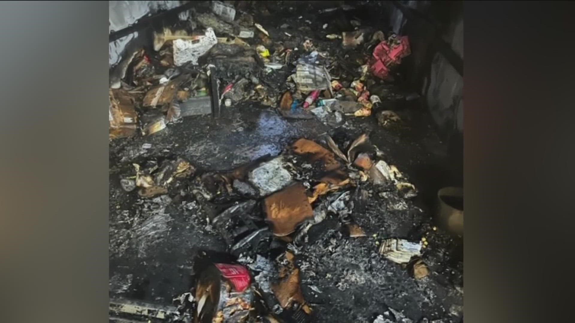 Fire at UPS facility in Kearny Mesa, employees evacuated | cbs8.com