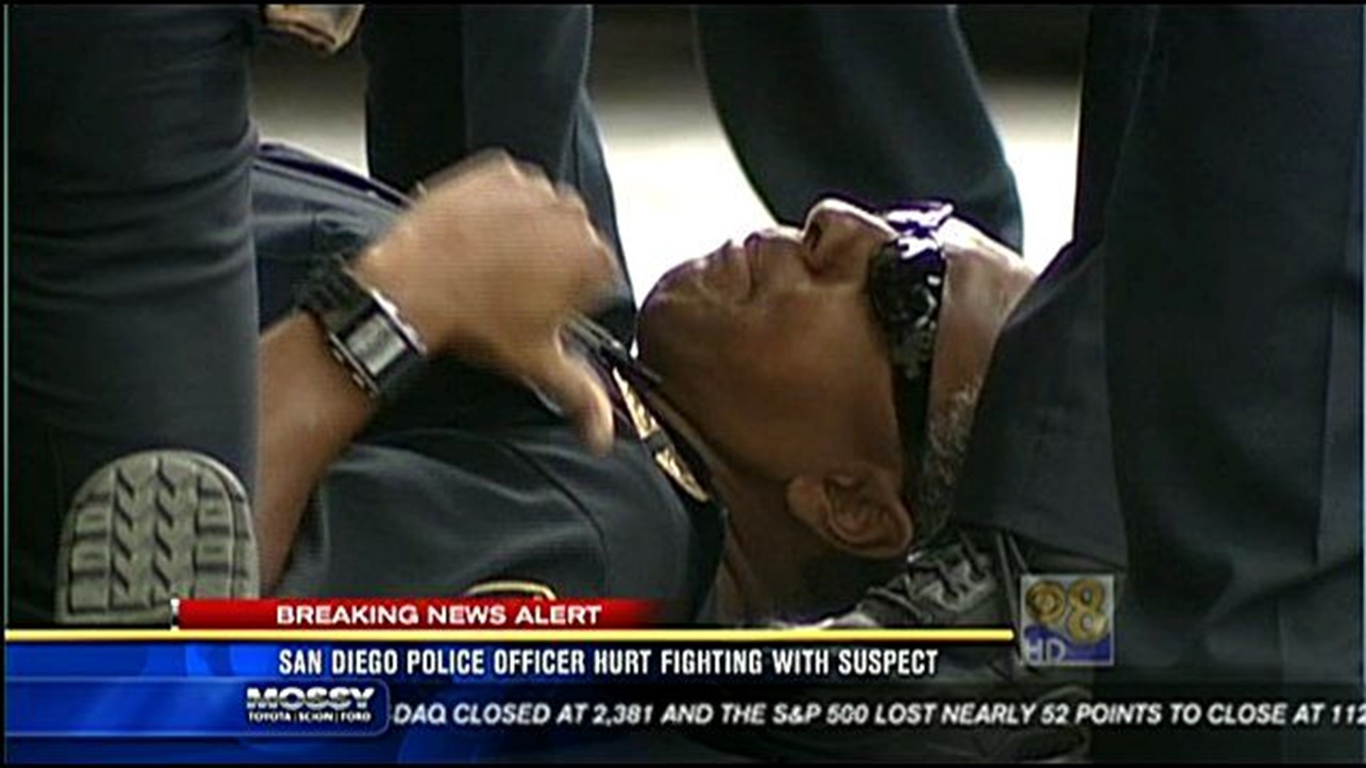 San Diego police officer hurt fighting with suspect | cbs8.com