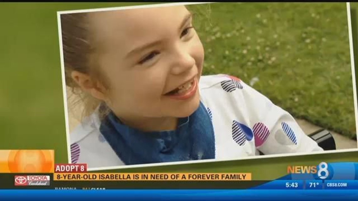 8-year-old Isabella is in need of a forever family | cbs8.com