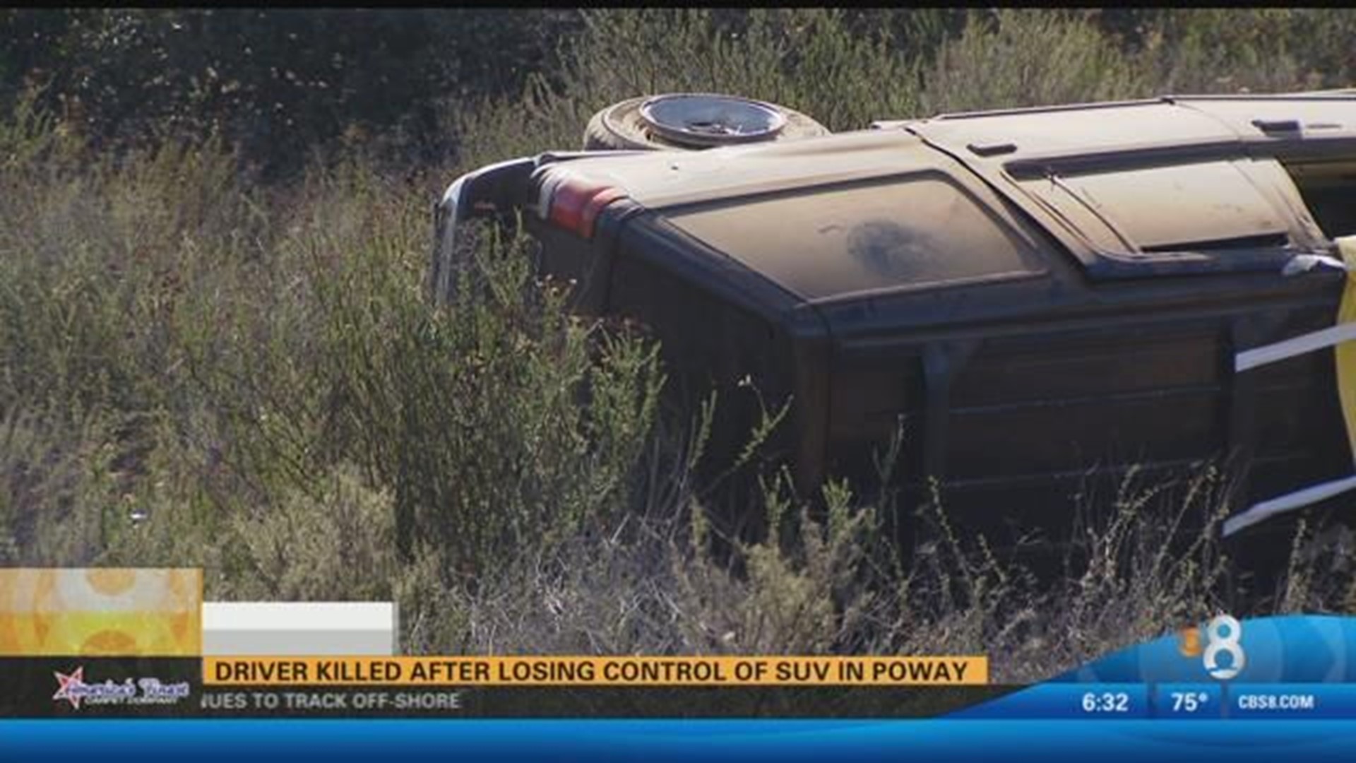 SUV driver killed in Poway accident | cbs8.com
