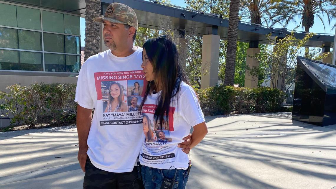 Maya Millete family rallies in front of Chula Vista Police Dept | cbs8.com