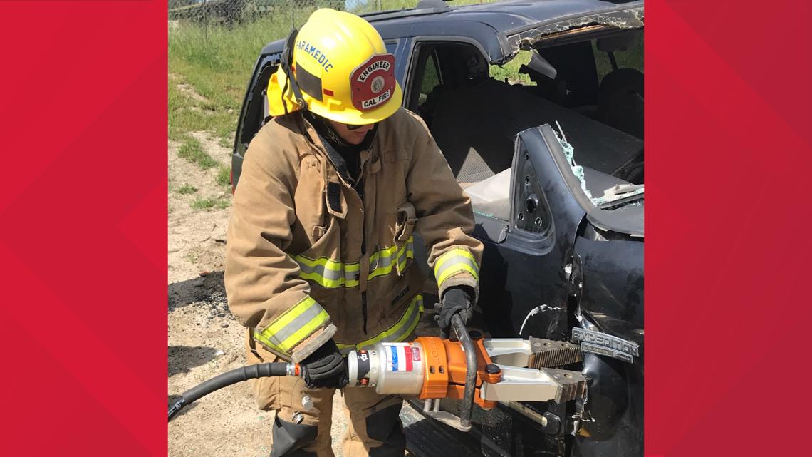 Female firefighter promoted to Cal Fire captain | cbs8.com