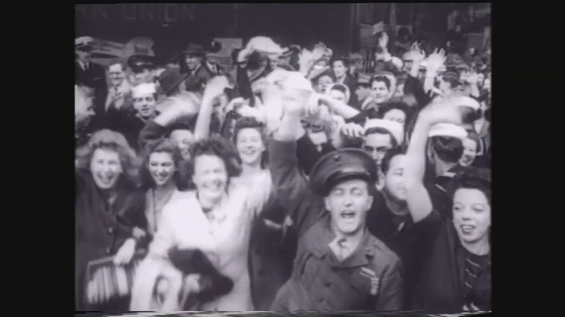 Ena Slaughter recounts V-J Day celebration in 1945 | cbs8.com