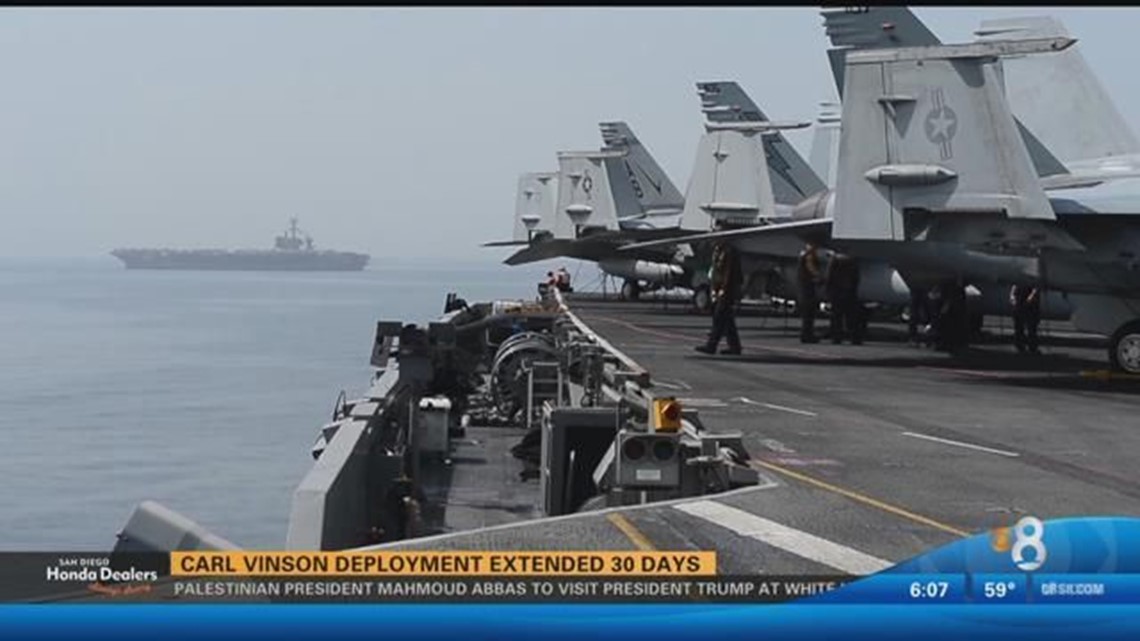 Uss Carl Vinson Deployment To North Korea Extended 30 Days