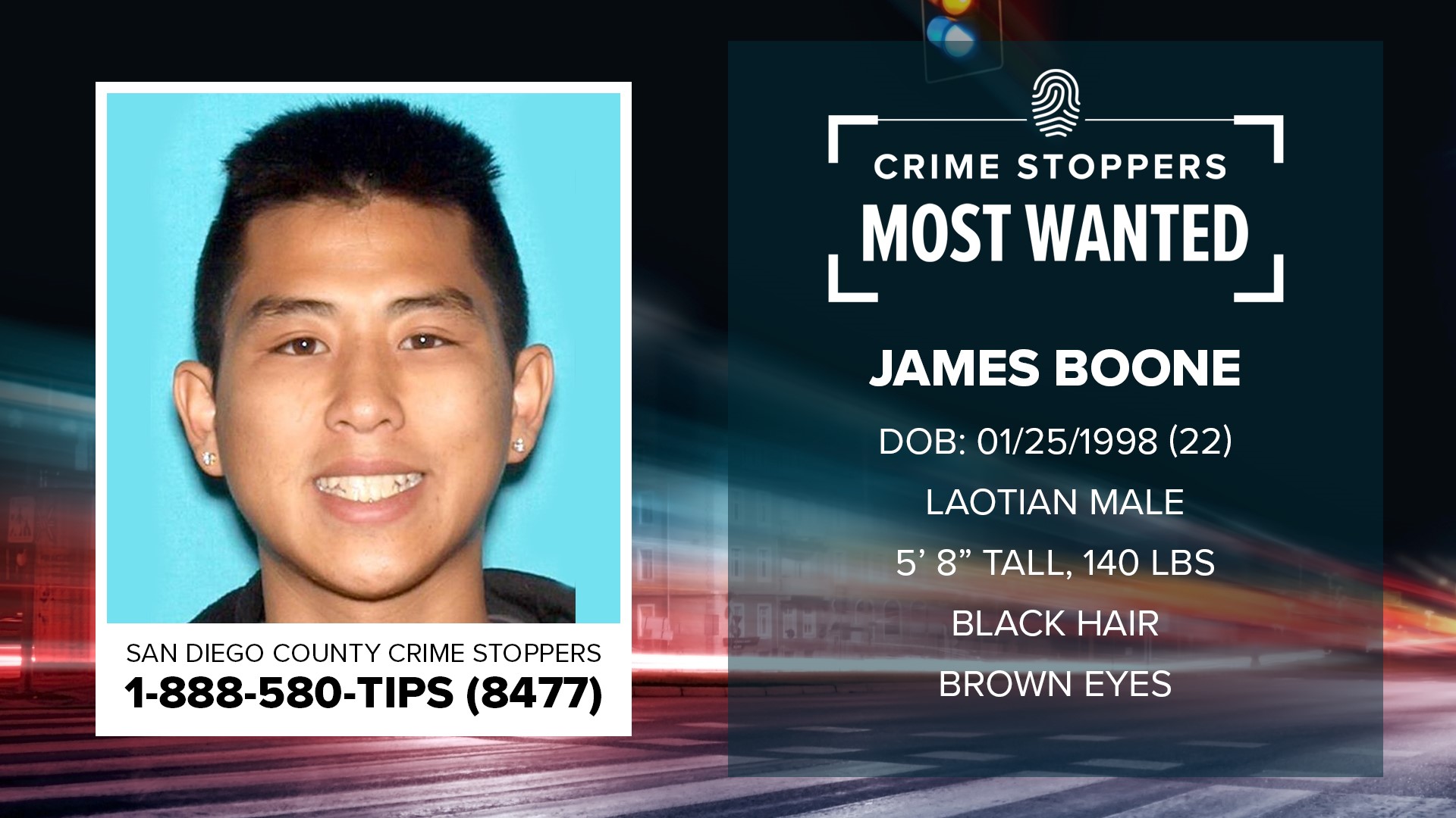 Crime Stoppers Most Wanted: James Boone | cbs8.com
