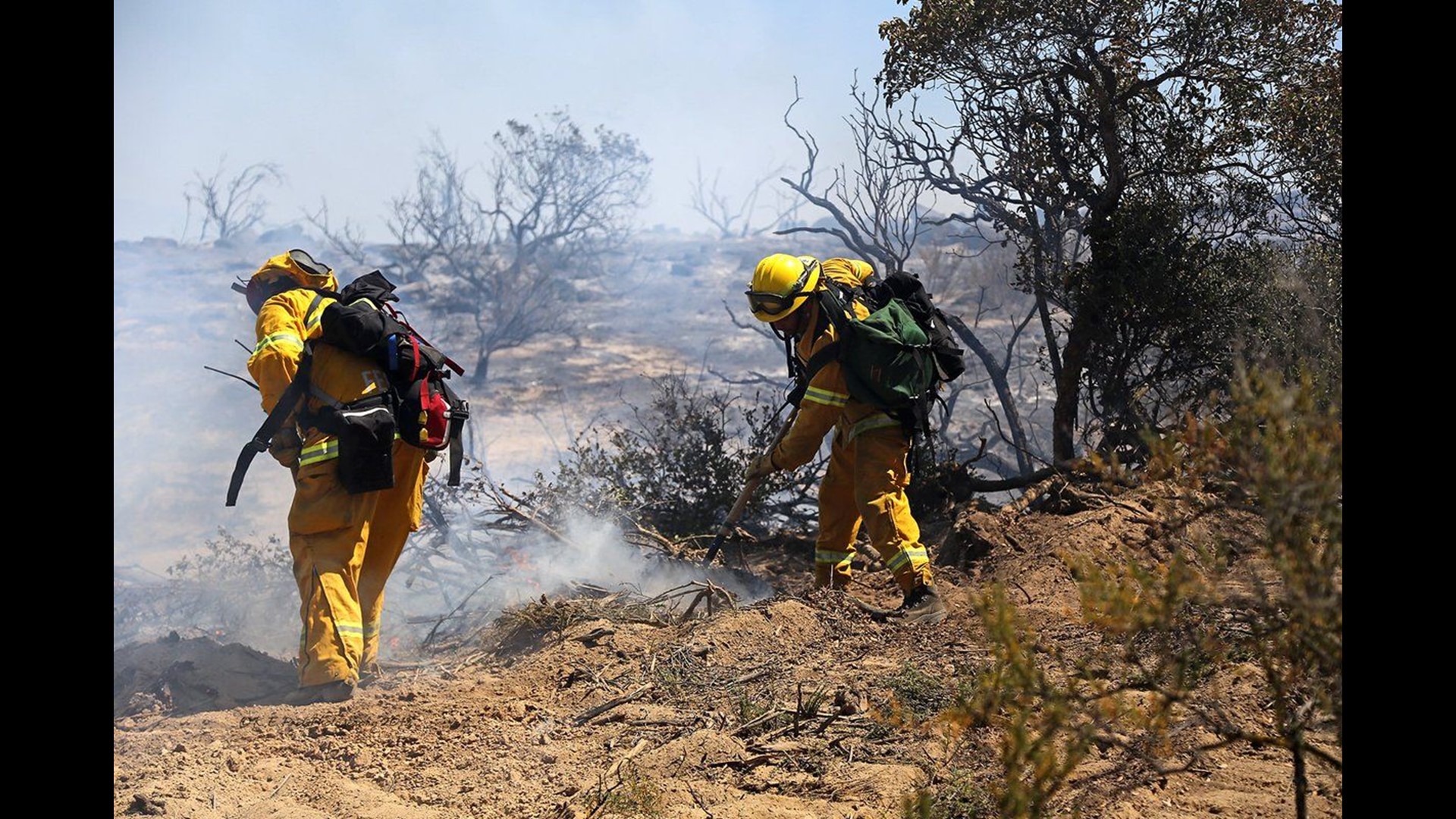 Recycle Fire: Wildfire in Campo caused by 'improperly extinguished ...