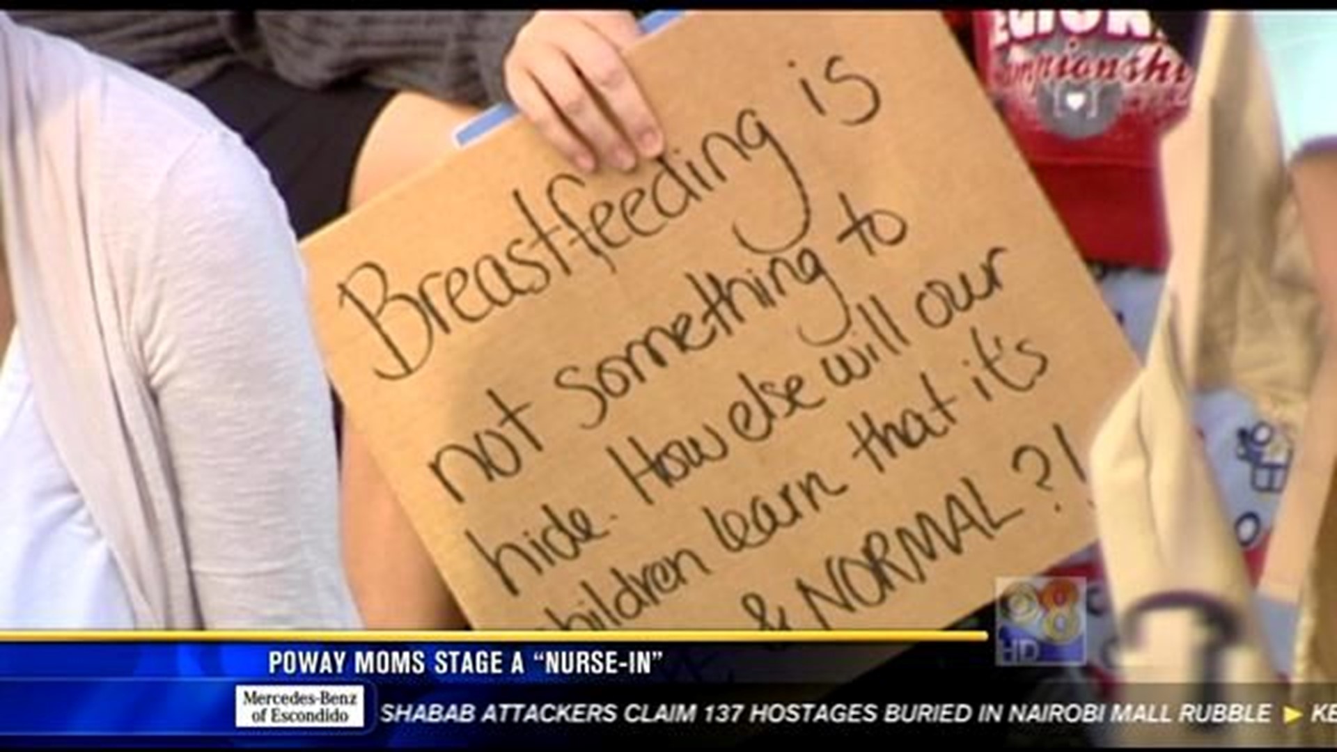 Poway moms stage nurse-in | cbs8.com