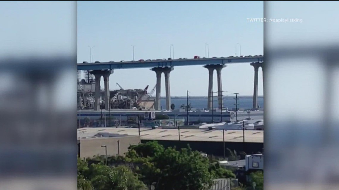 Eastbound lanes shutdown on Coronado Bridge after multi-car crash ...