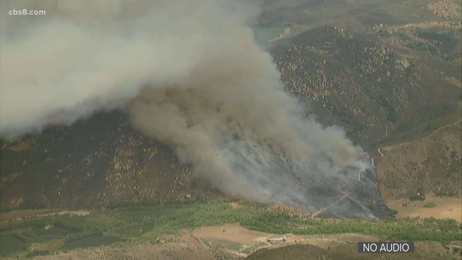 Fire in Pala Mesa area | cbs8.com
