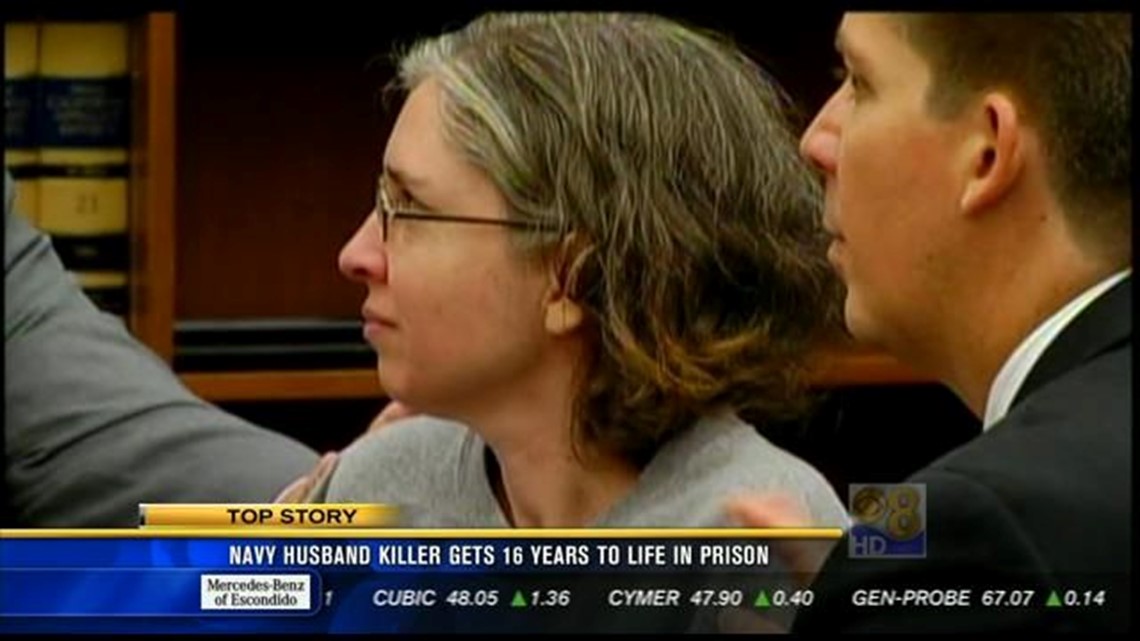 Navy husband killer gets 16 years to life in prison | cbs8.com