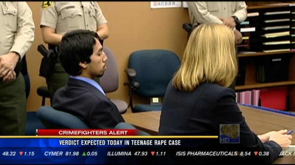 Verdict reached in teenage rape case | cbs8.com