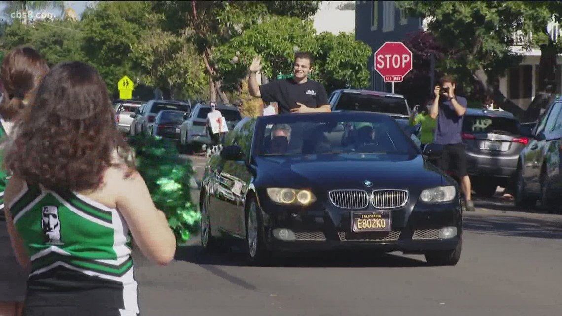 Coronado Teen Shot in Coronado Returns Home | cbs8.com