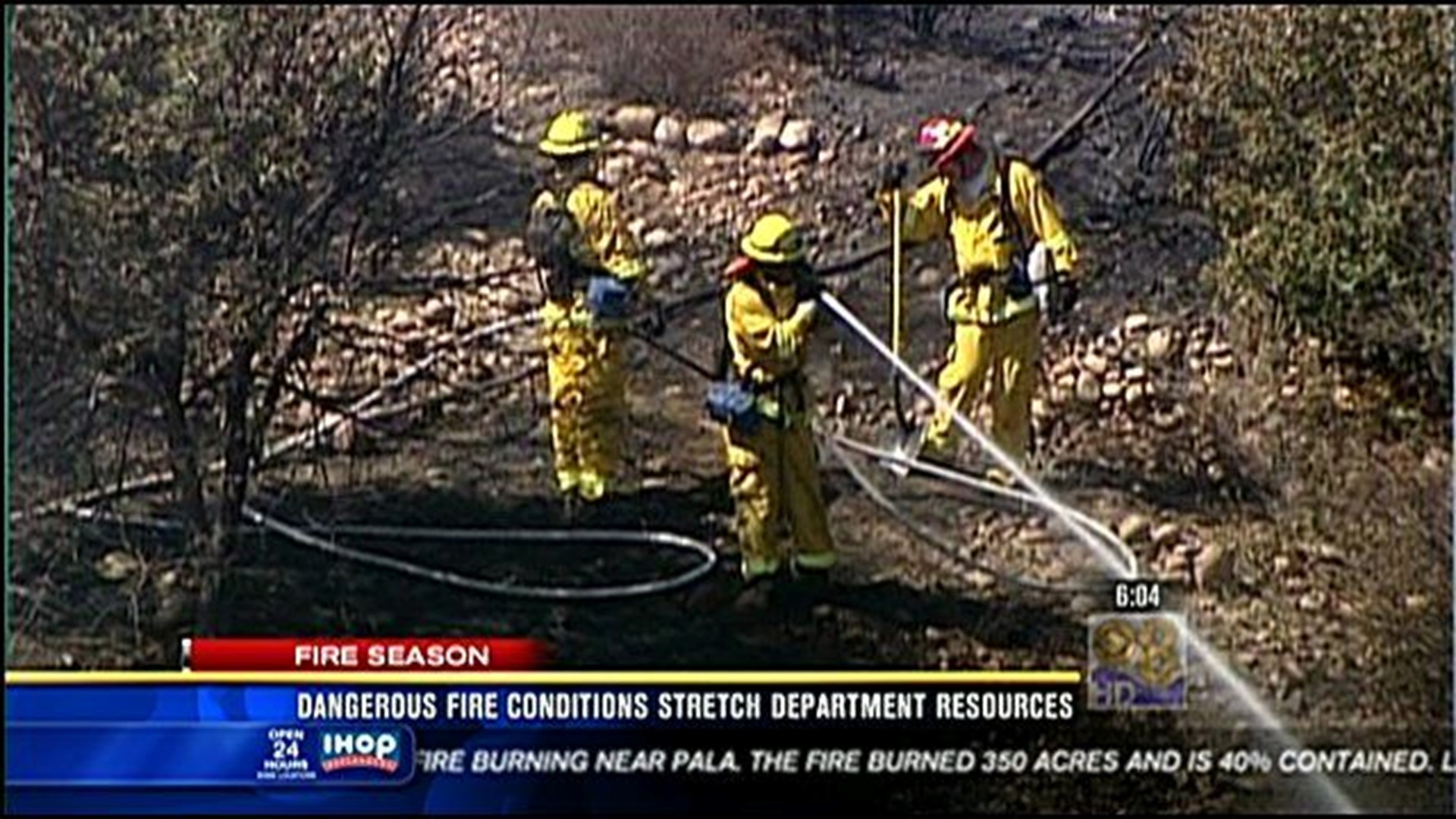 Pala Fire now 60 percent contained Tuesday | cbs8.com