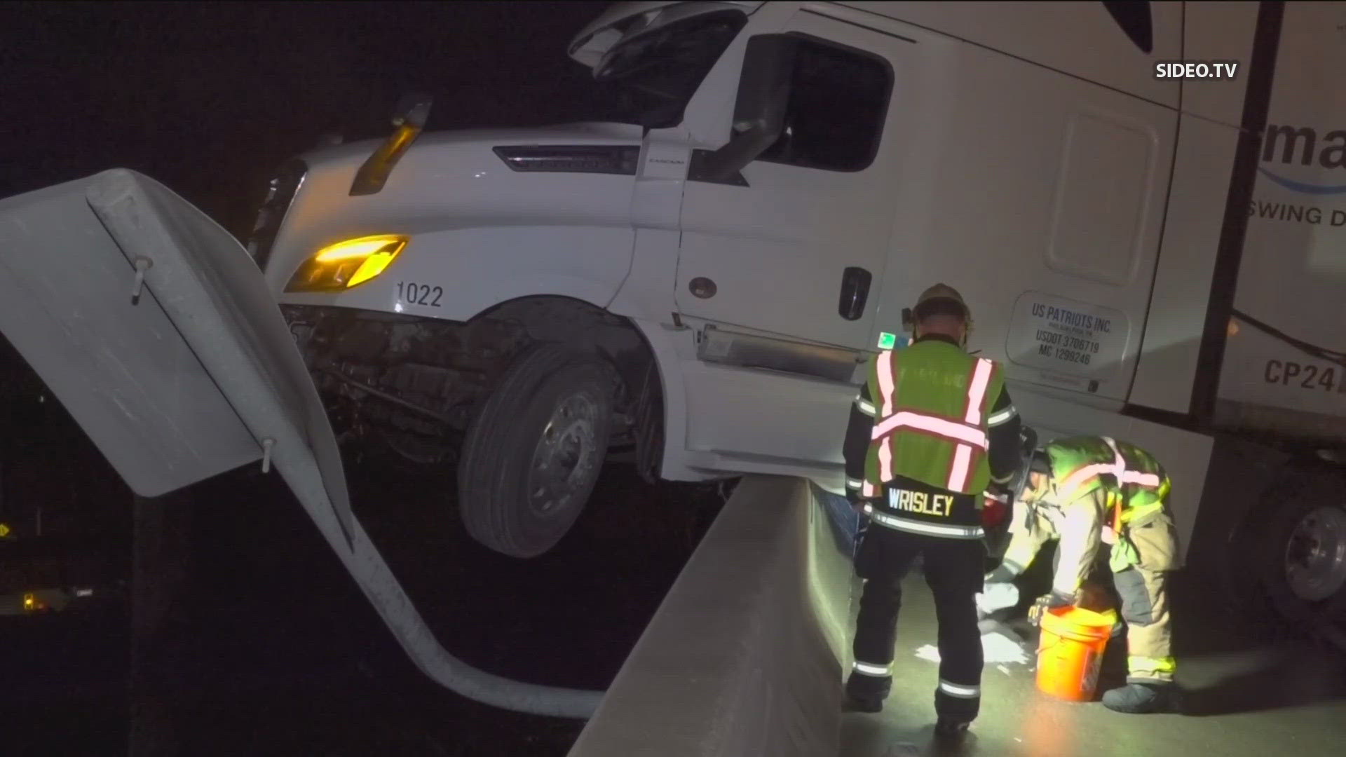 Wet Christmas Eve storm causes slick roads and dangerous conditions for ...