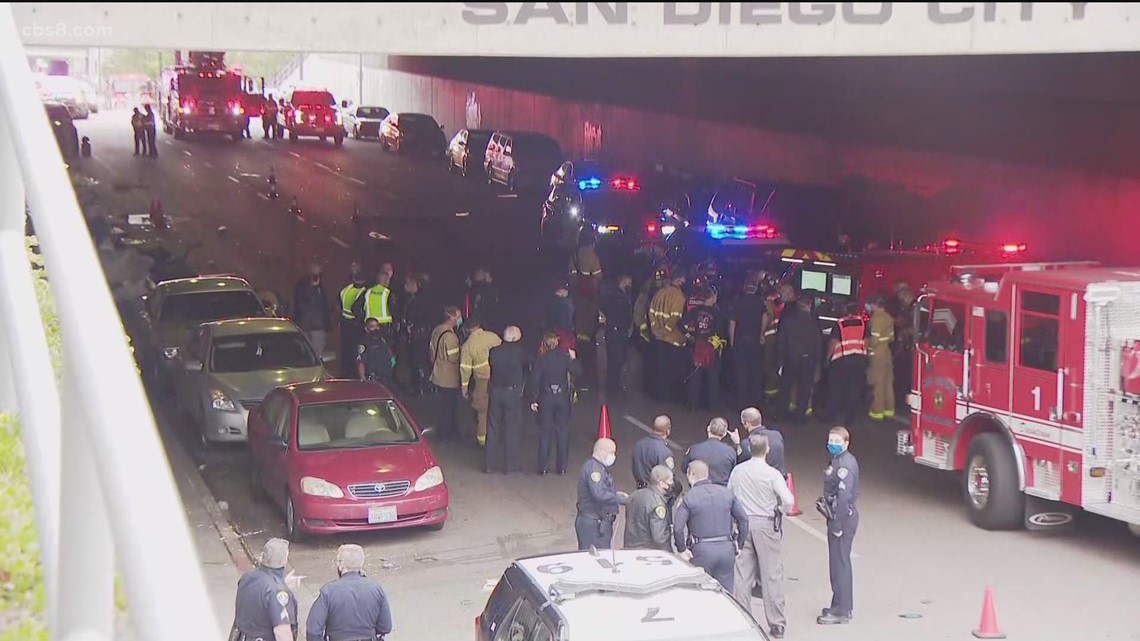 Multiple people injured in crash near San Diego City College | cbs8.com