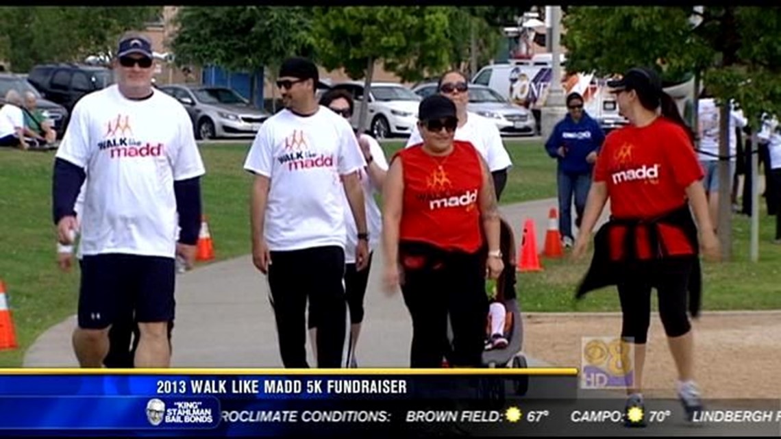 MADD walks to remember victims of drunk driving | cbs8.com