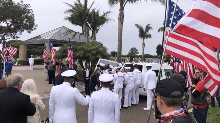 Previously unidentified Pearl Harbor sailor laid to rest. | cbs8.com