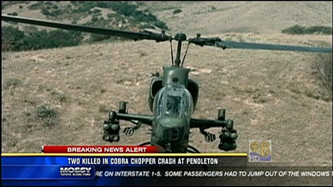 2 reported dead in Camp Pendleton helicopter crash | cbs8.com