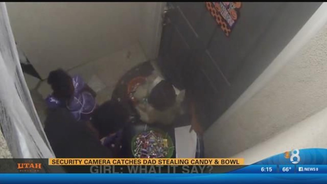 Security camera catches man stealing candy and bowl in 4S Ranch | cbs8.com