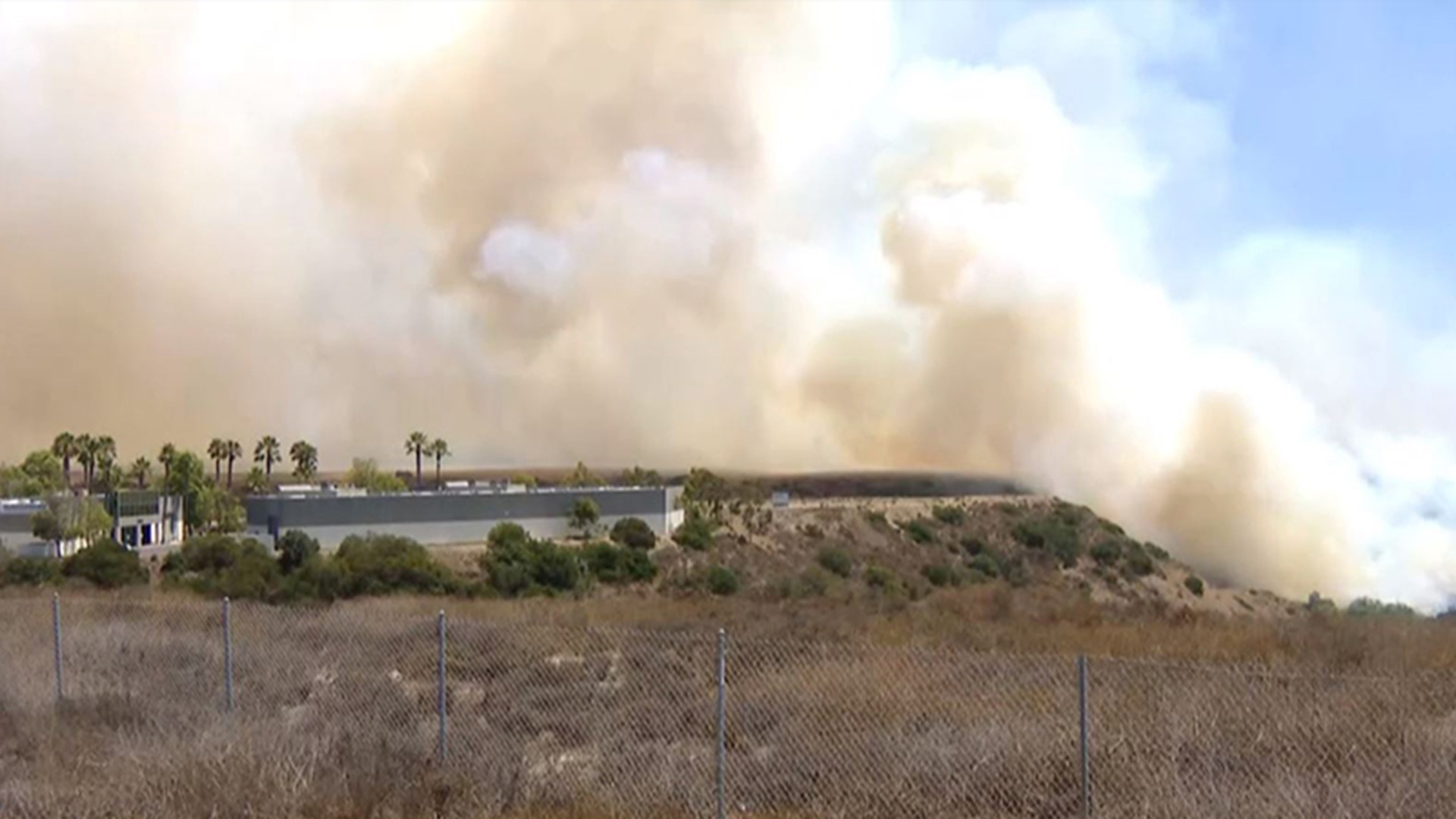 Caliente Fire in Otay Mesa: 448 acres burned, 100% contained | cbs8.com