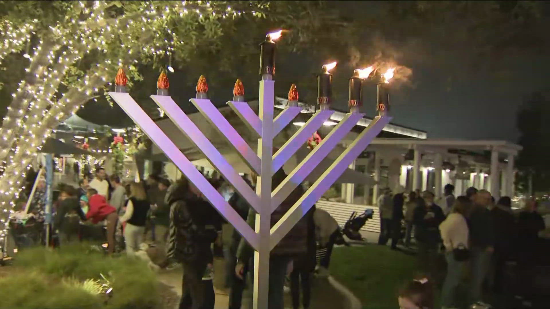 Menorah lighting moves forward in Carmel Valley, emphasizing unity ...