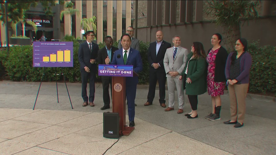 Mayor Gloria highlights grant funding successes for SD | cbs8.com