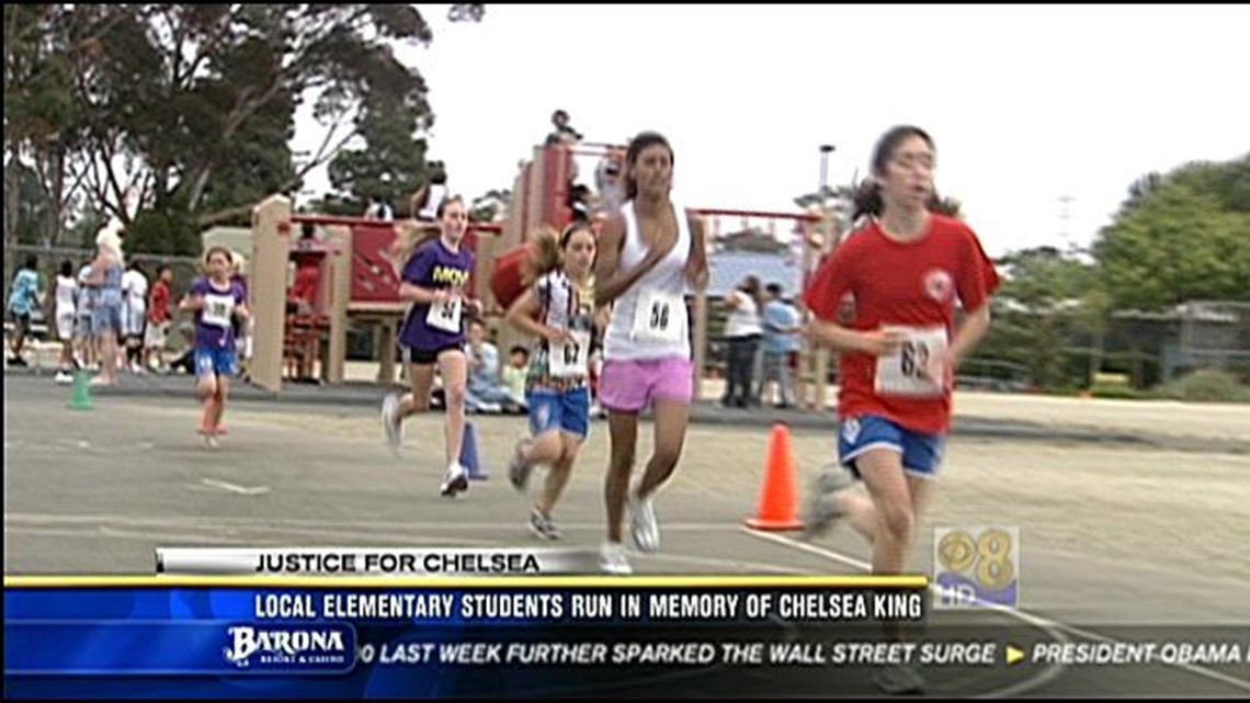 Local elementary students run in memory of Chelsea King | cbs8.com
