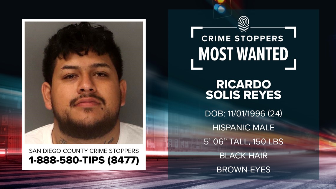 Crime Stoppers Most Wanted: Ricardo Solis Reyes | cbs8.com