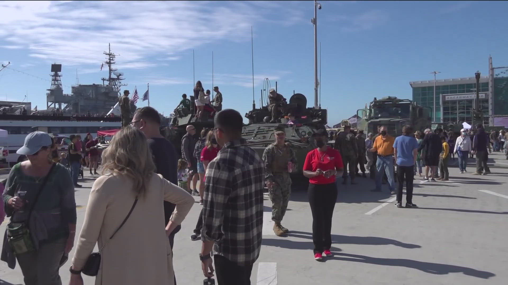Fleet Week open house event canceled due to government shutdown | cbs8.com