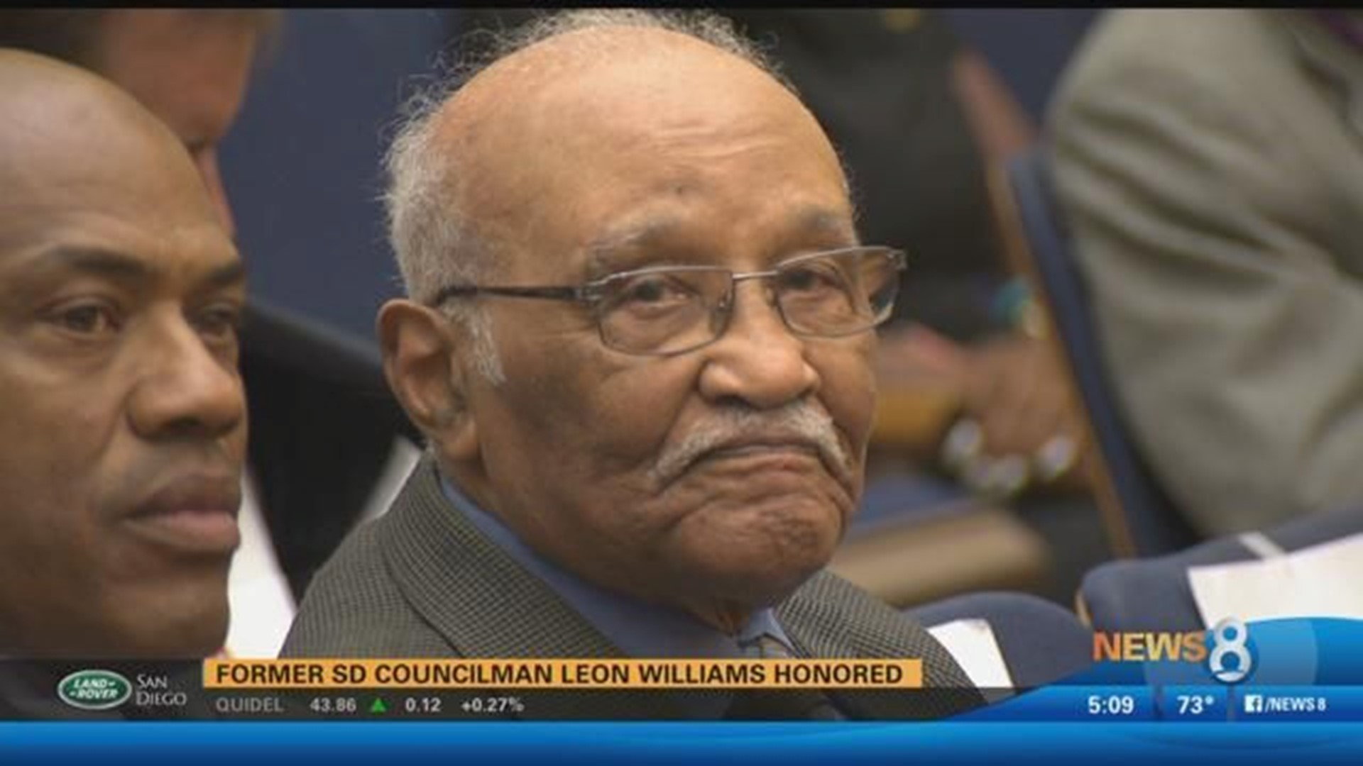 Former San Diego Councilman Leon Williams honored | cbs8.com