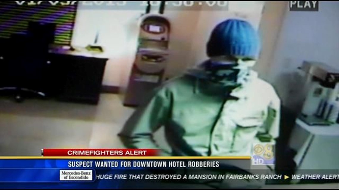 Suspect Wanted For Downtown Hotel Robberies