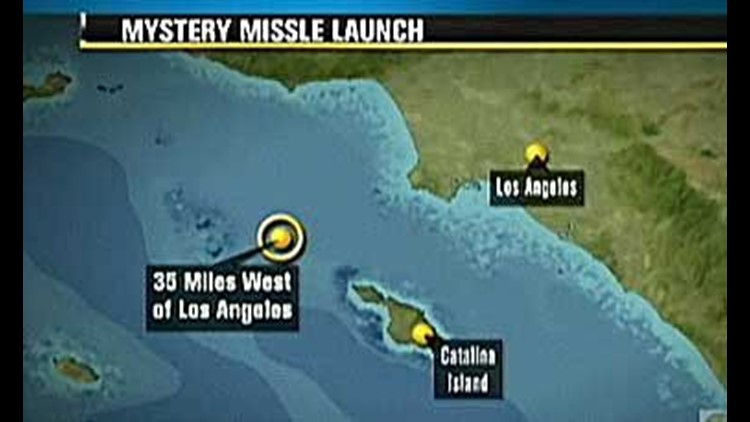 Pentagon can't explain 'missile' off California | cbs8.com