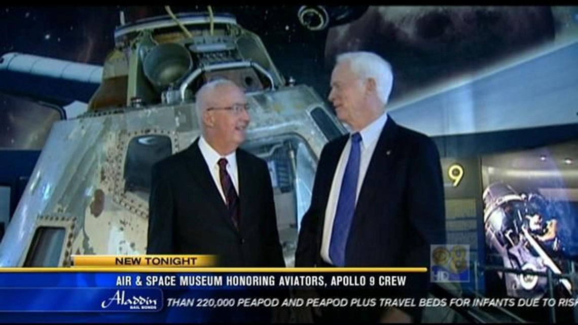 Air and Space Museum honoring aviators, Apollo 9 crew | cbs8.com